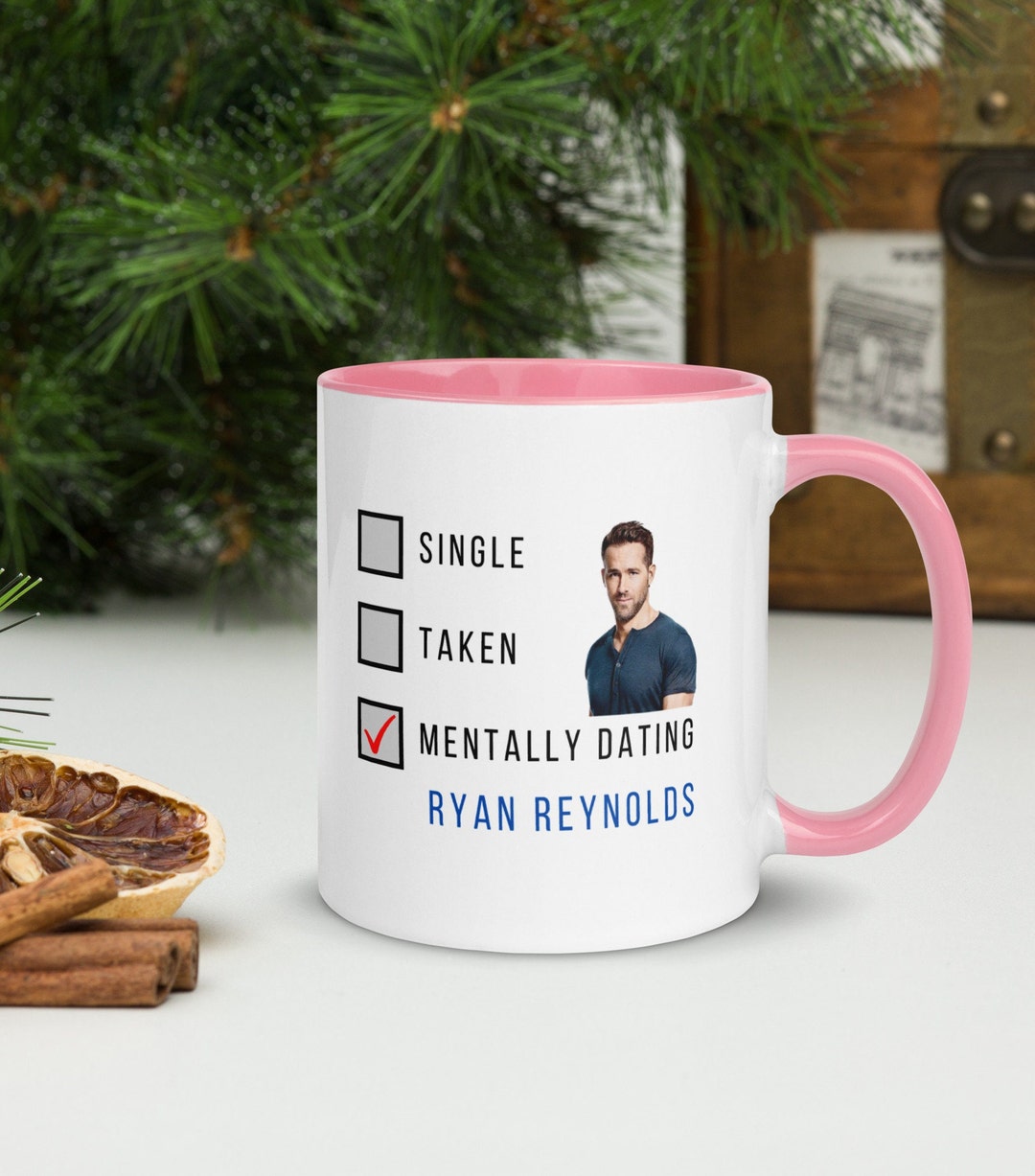 Dating Ryan Reynolds Mug - Film Star - Gift for Her - Fan Mug - Gift ...