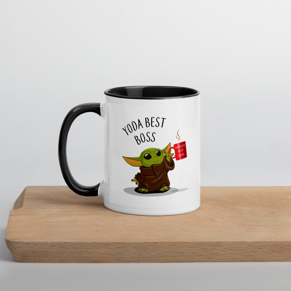 Yoda Best Boss Mug Baby Yoda Mug Yoda Best Boss Inspired - Etsy