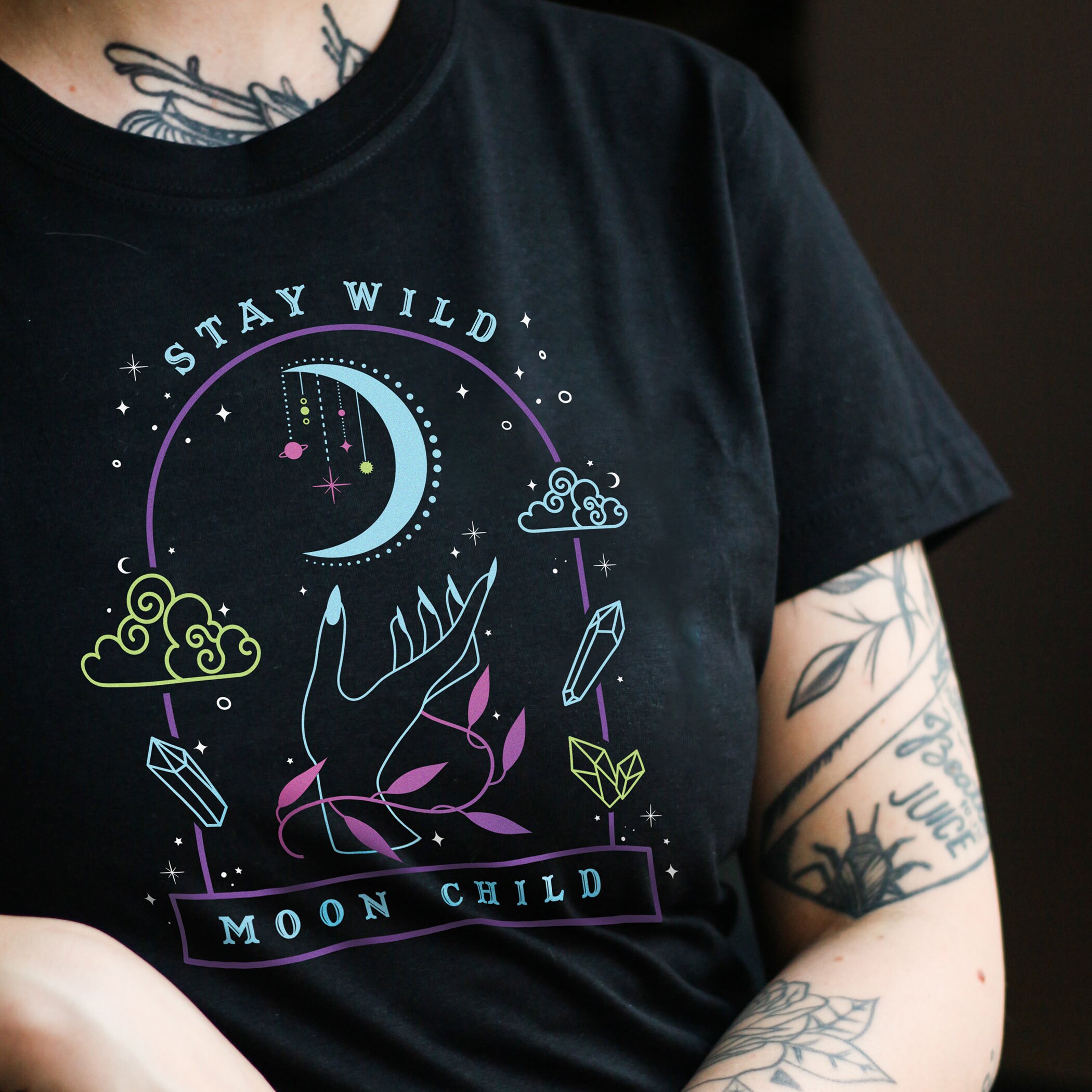 Stay Wild Moon Child, Moon Phase, Moon Phases, Moon Shirt, Witchy ...