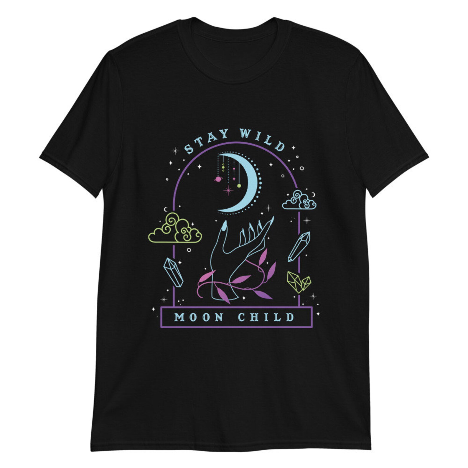 Stay Wild Moon Child, Moon Phase, Moon Phases, Moon Shirt, Witchy ...