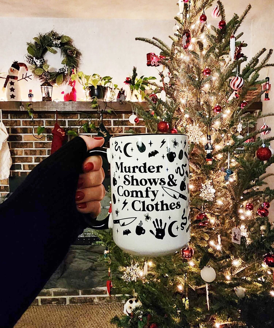 Gift for Girlfriend True Crime 15oz Mug Crime Junkie True Crime Gift ...