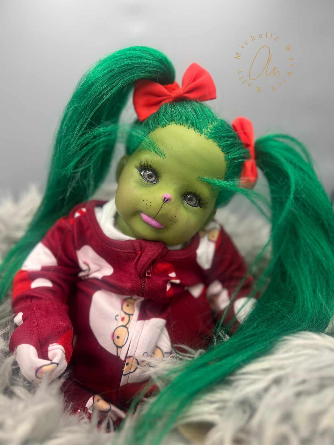 READY NOW Grinch Inspired Reborn Baby Doll Cuddle Baby - Etsy