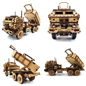 3D Wooden Himars Artillery System, Puzzles for Adults, Military Combat ...