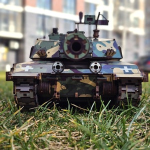 3D Wooden CHALLENGER 2 TANK Military, Puzzles for Adults, Fire Vehicle ...