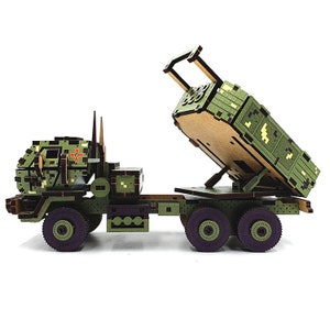 3D Wooden Himars Artillery System, Puzzles for Adults, Military Combat ...