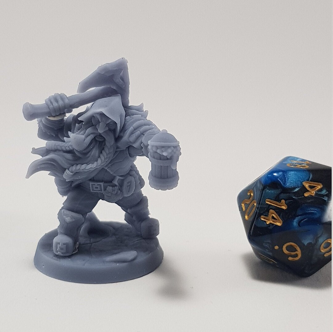 Modular Drinking Dwarf Resin Miniature, by Artisan Guild, for Tabletop ...