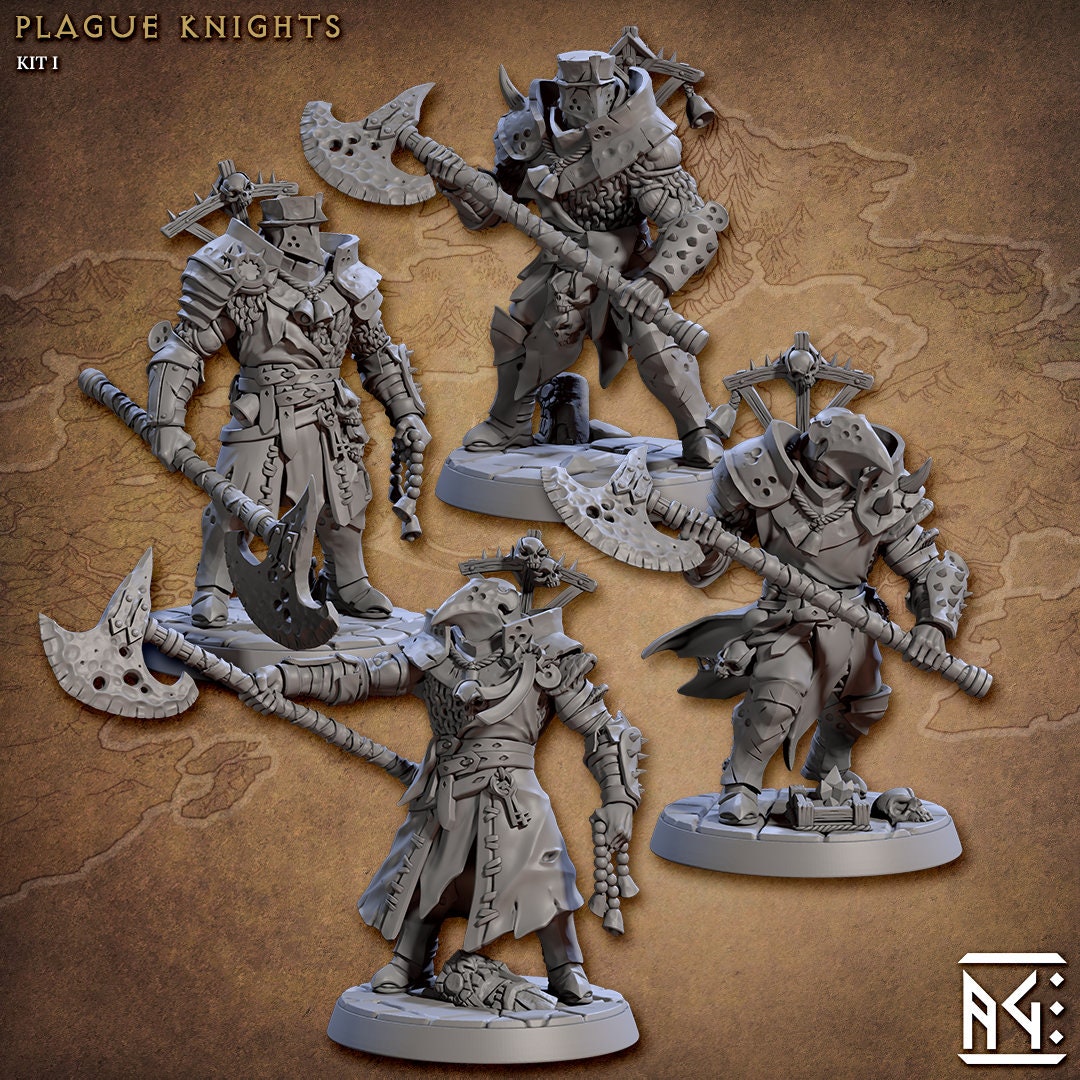 Modular Plague Knight Resin Miniature Rodburg Cultist of - Etsy
