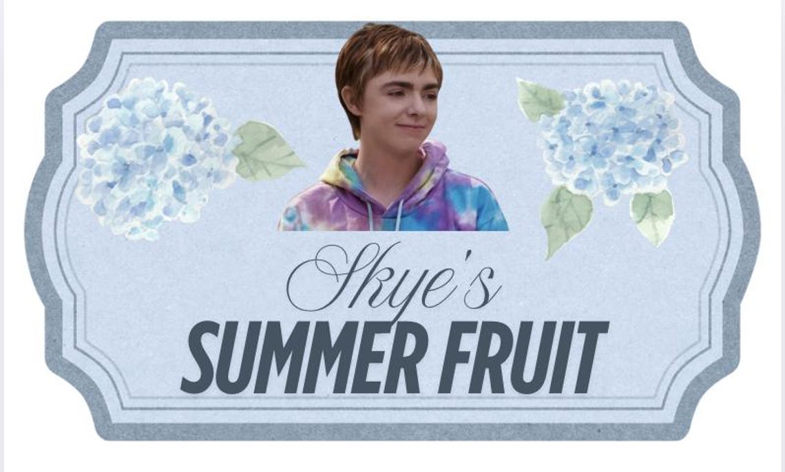 The Summer I Turned Pretty Party Food Labels - Etsy