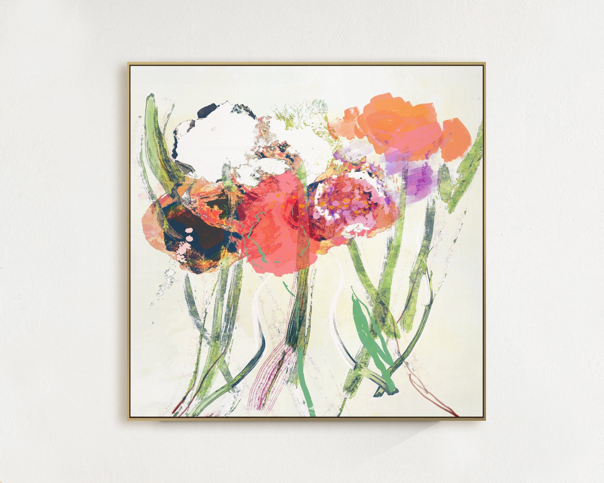 Abstract Printable Art Digital Download Floral Abstract - Etsy