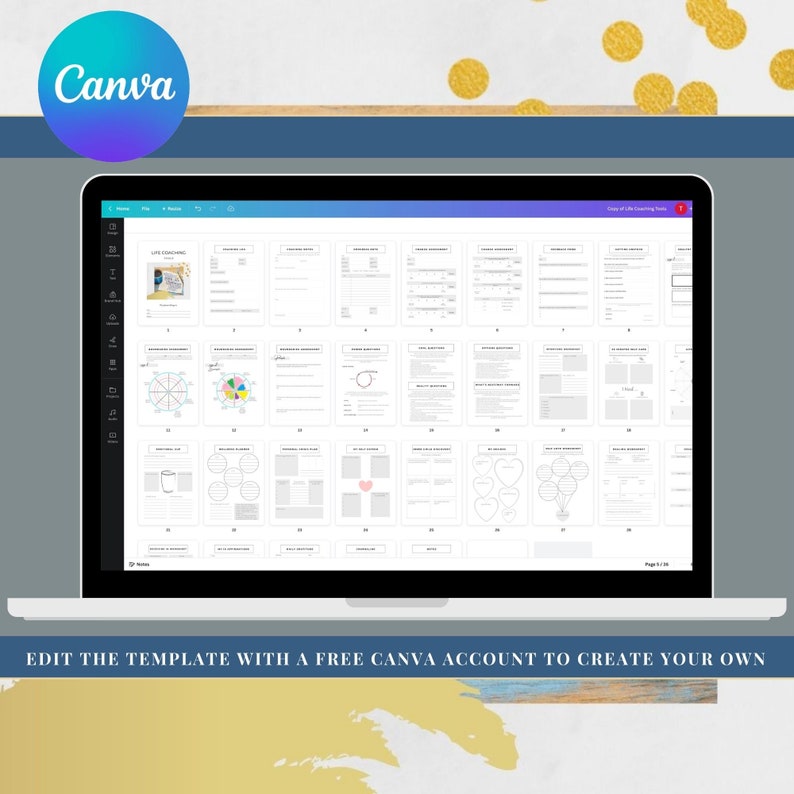 Life Coaching Planner | Editable Templates | Editable Planners ...