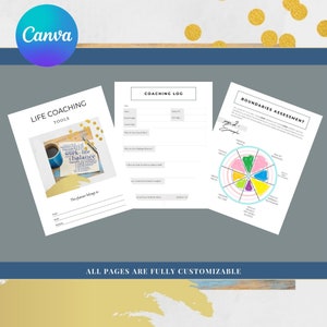 Life Coaching Planner | Editable Templates | Editable Planners ...