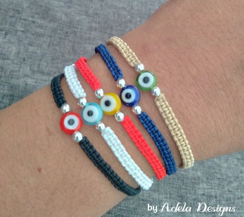 Evil Eye Bracelet Set of 3. Evil Eye Thread Bracelet. Evil Eye - Etsy