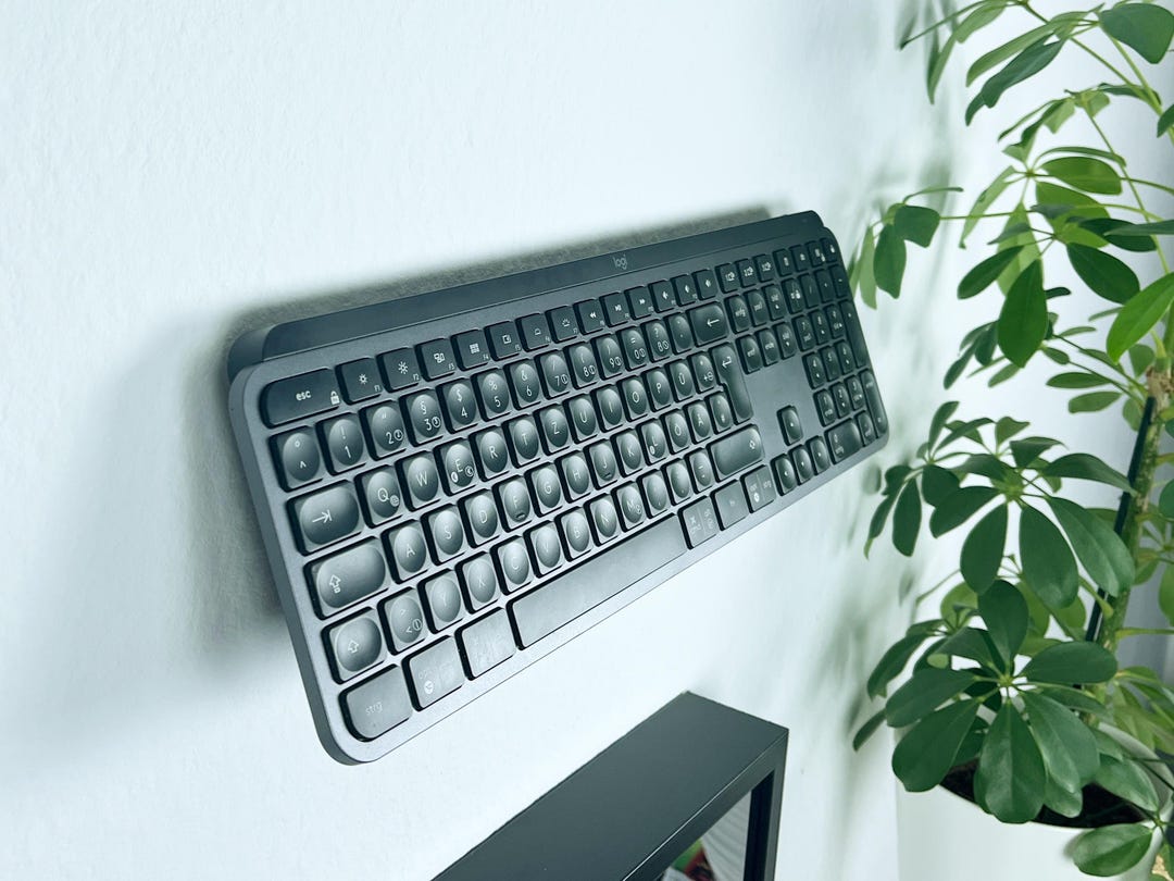 Invisible Wall Mount for Logitech MX Keys S and Mini Keyboard | Stylish ...