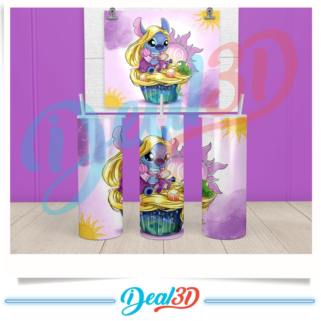 Stitch Rapunz Wrap-tumbler's-design - Etsy