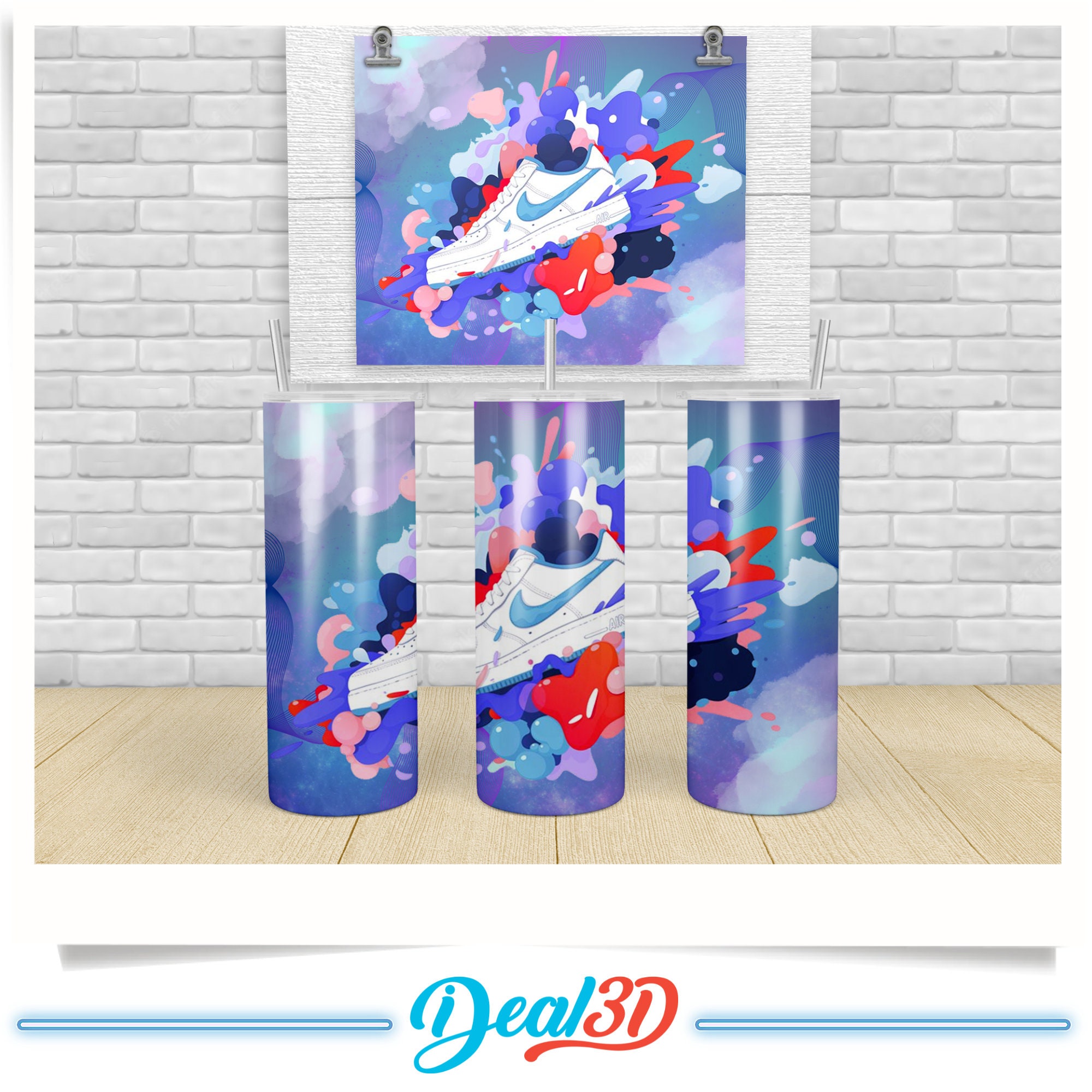 4 Nïkë Tumblers Wrap-20oz Template - Etsy