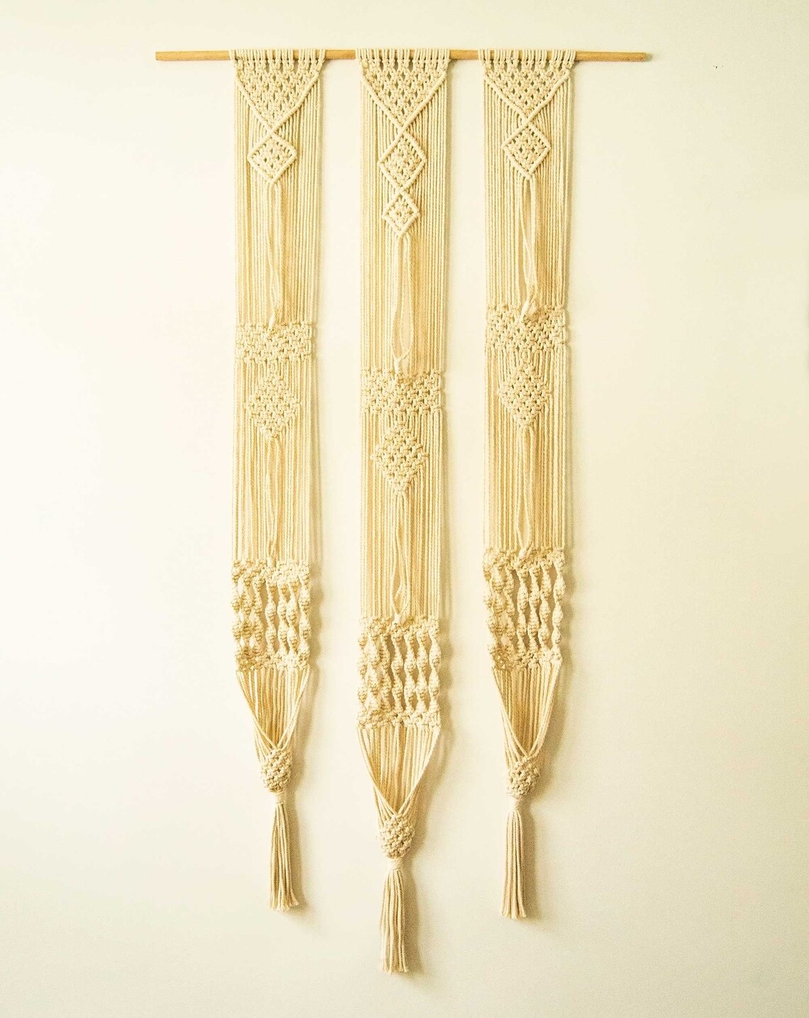 Wall Plant Hanger / Macrame Plant Hanger / Wall Decor/ Plants - Etsy