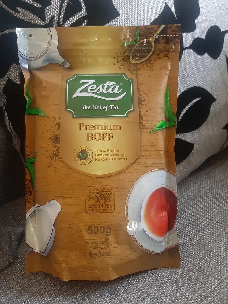 Zesta Pure Ceylon Tea BOPF 100g - 500g - Etsy Hong Kong
