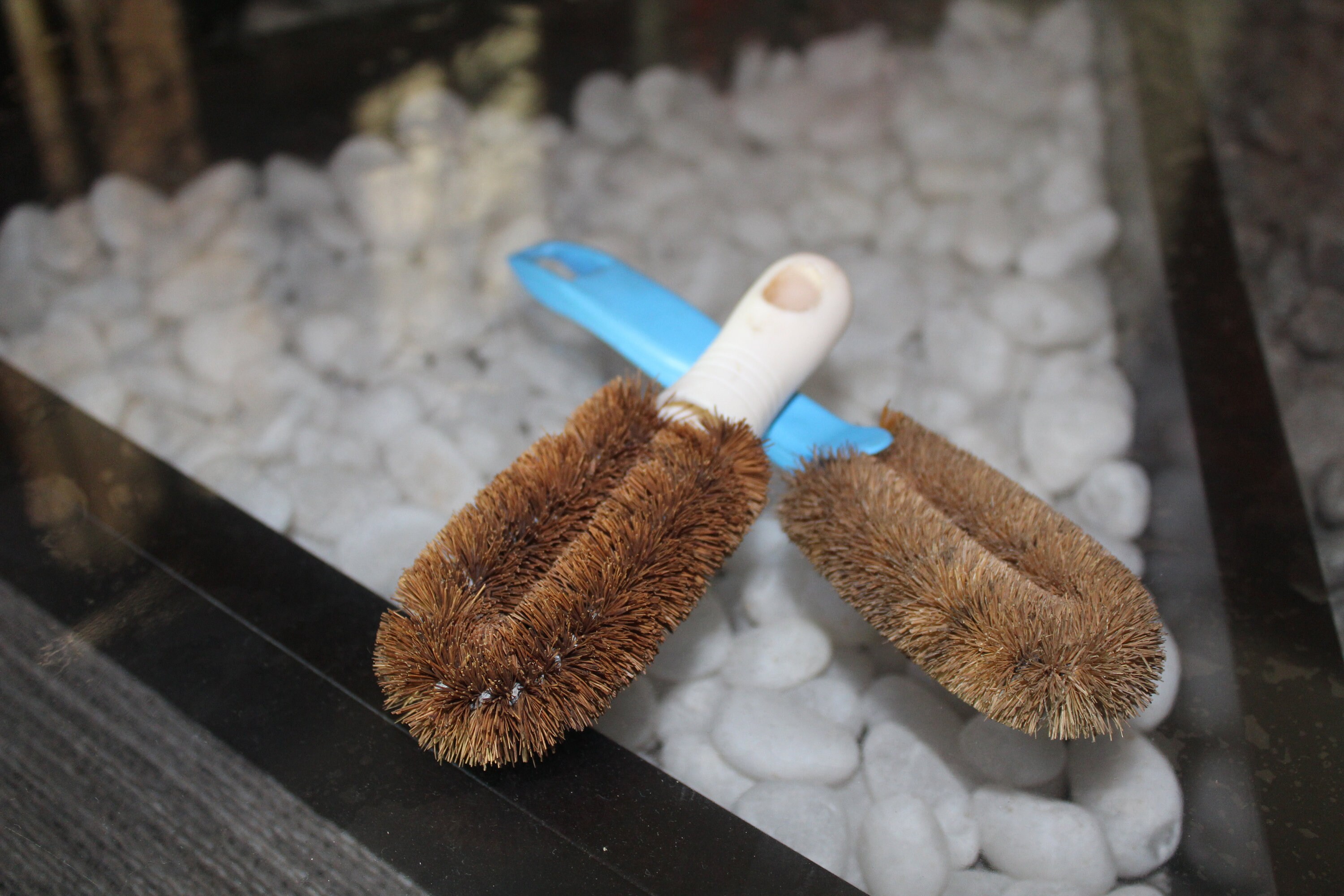 Coconut Coir Fiber Brush Ceylon 100% Natural Scrubbing Brush Kitchen ...