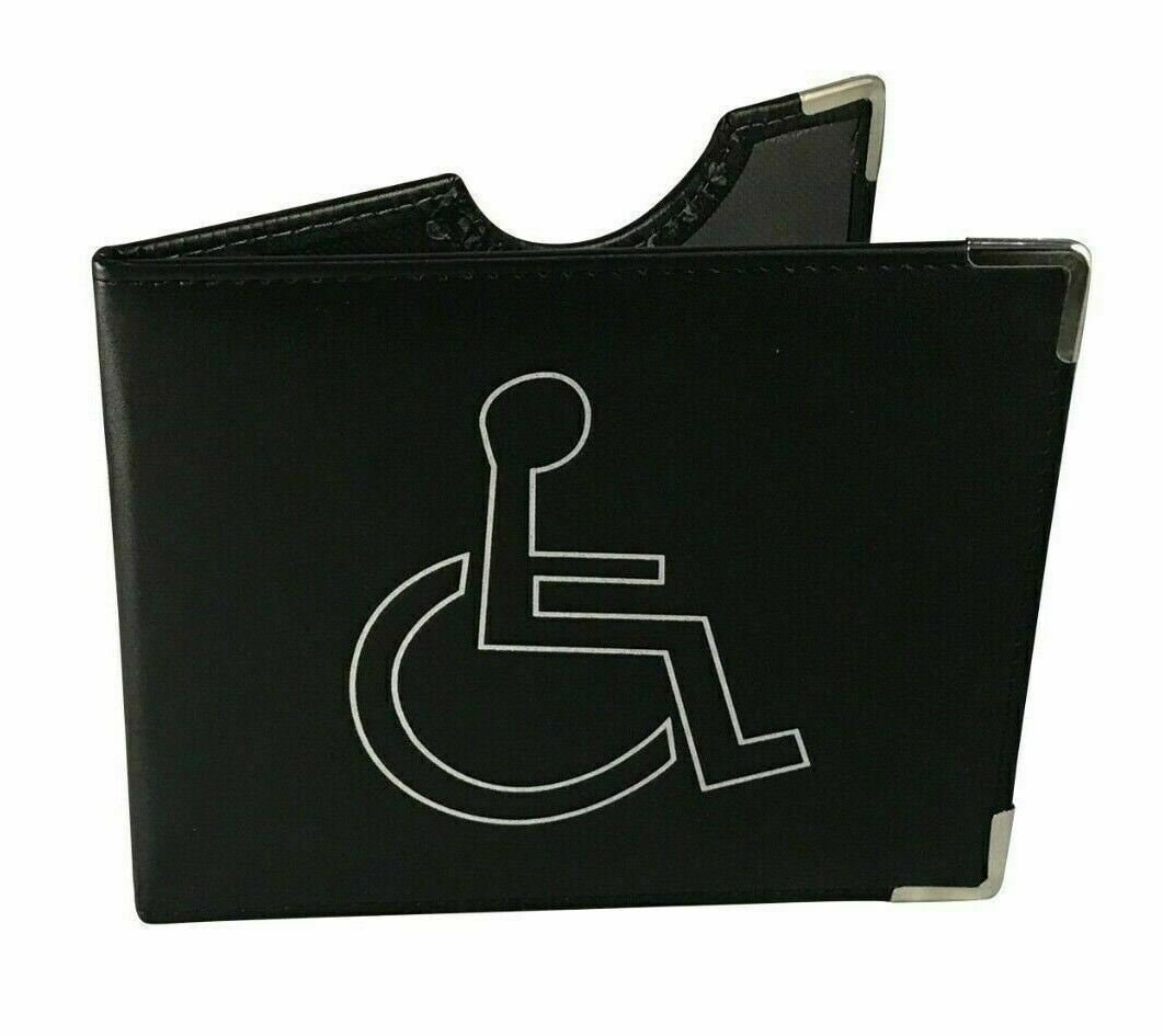 PU Leather Disabled Blue Badge Holder Disabled Parking Permit Cover ...