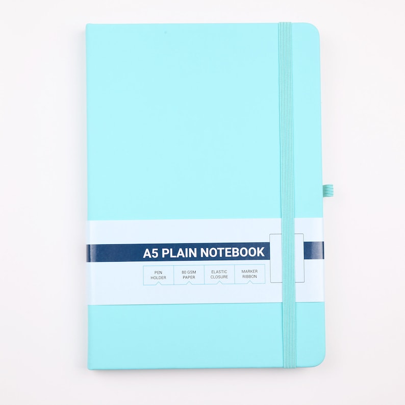 A5 Write Notebook Plain Paper Hardback Notebook Journal for - Etsy UK