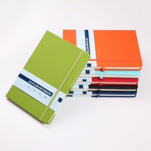A5 Write Notebook – Plain Paper Hardback Notebook Journal for Home ...
