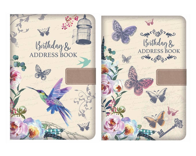 Mini Address Book With Pen - Etsy