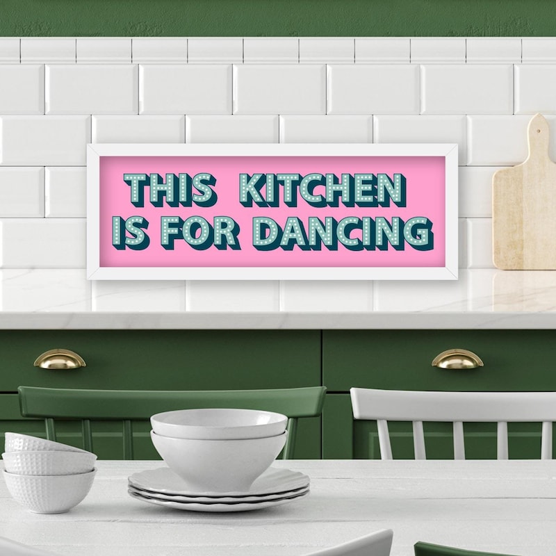 This Kitchen is for Dancing Sign - Etsy
