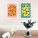 Italian Fruit Prints Set, Italian Fruit Market Posters, Citrus Fruit ...