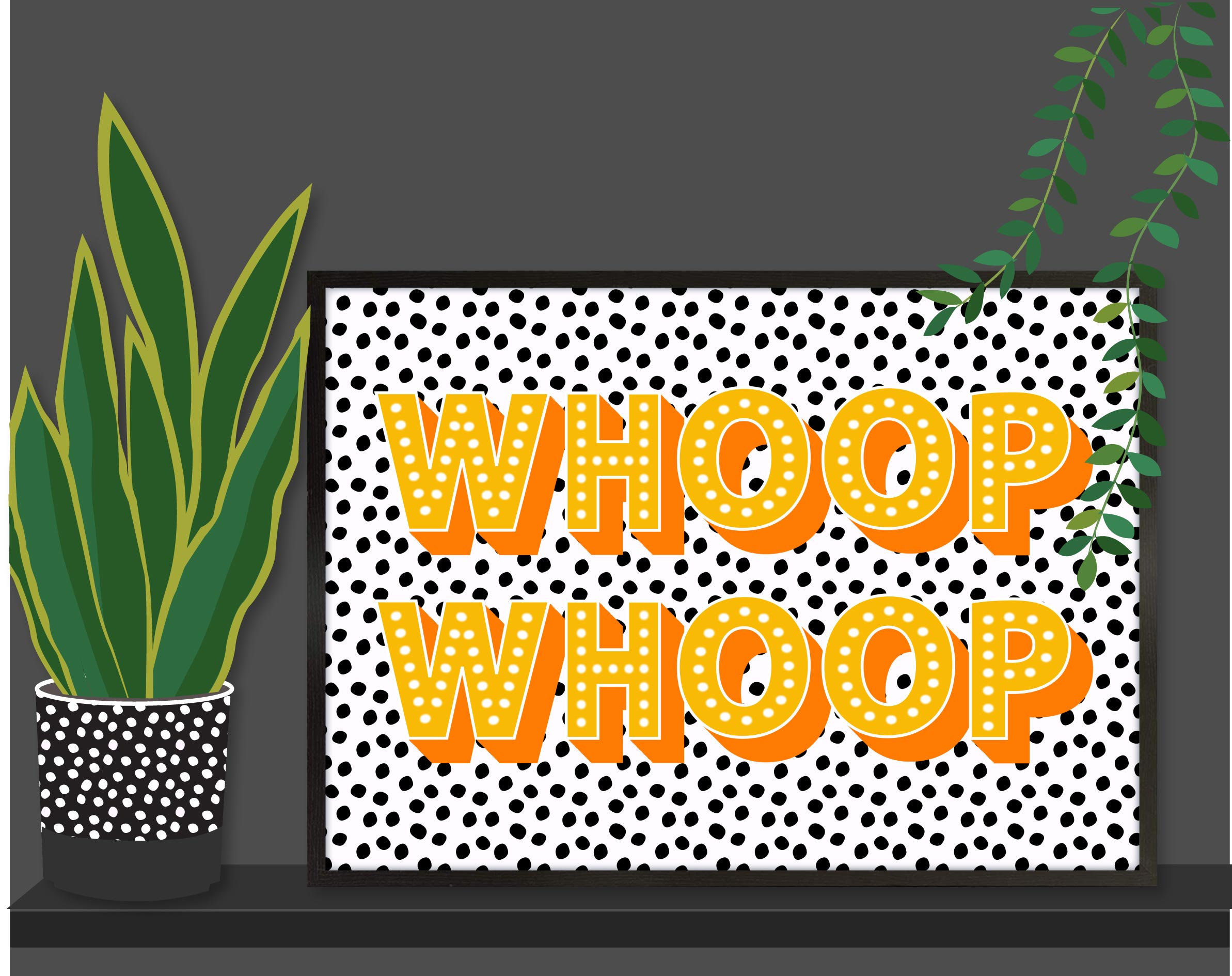 Whoop Whoop Celebration Print Whoop Whoop Celebration Wall | Etsy