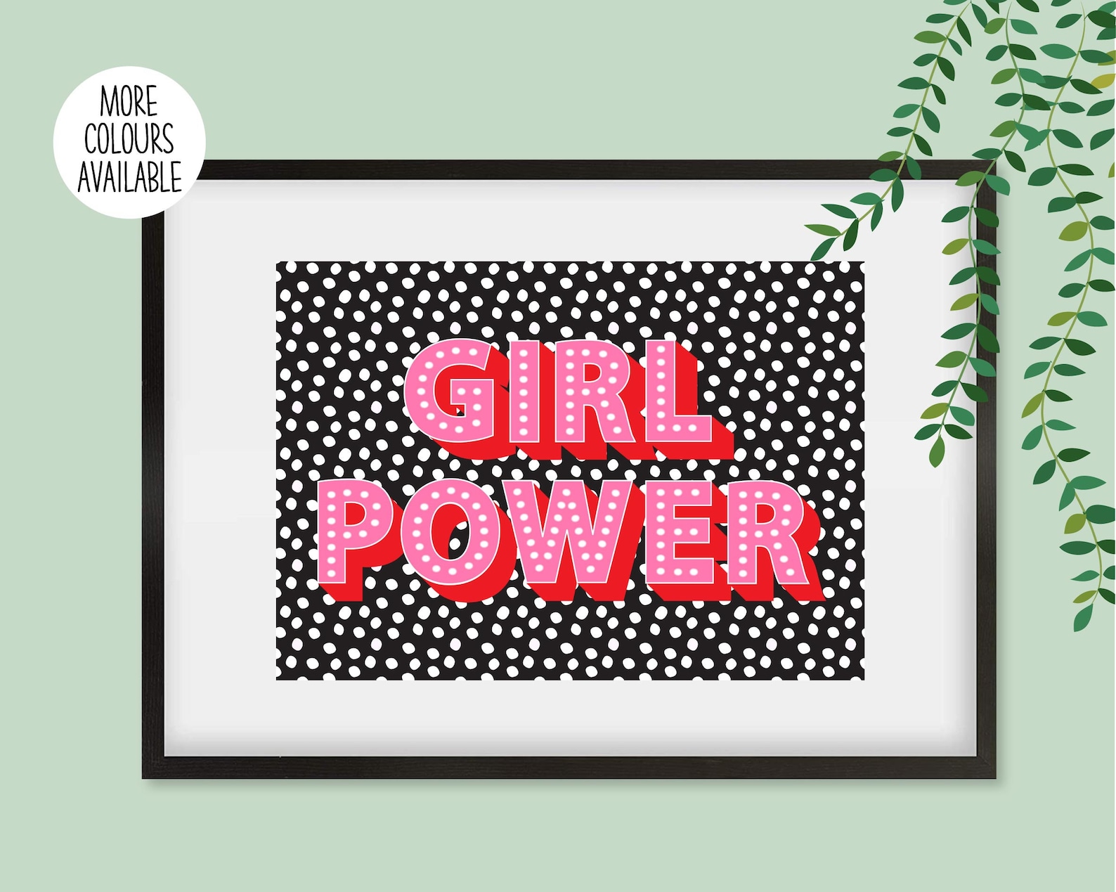 Girl Power Print Girl Power Wall Art Female Empowerment | Etsy
