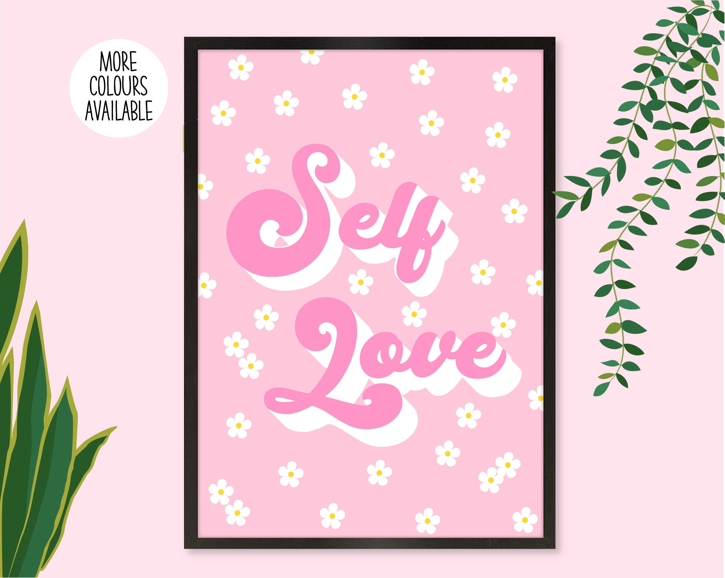 Self Love Print Self Love Poster Positivity Prints Female | Etsy