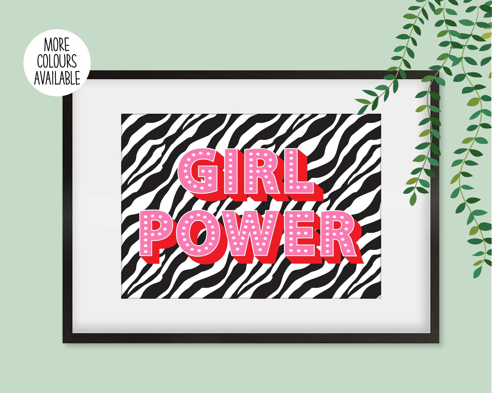 Girl Power Print Girl Power Wall Art Female Empowerment | Etsy