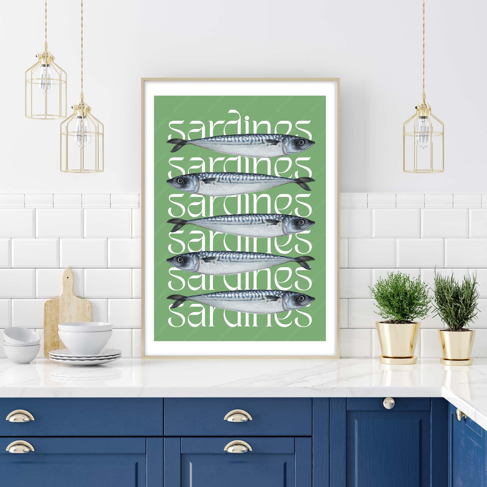 Sardines Print, Fish Market Posters, French Market Style Prints, Travel ...