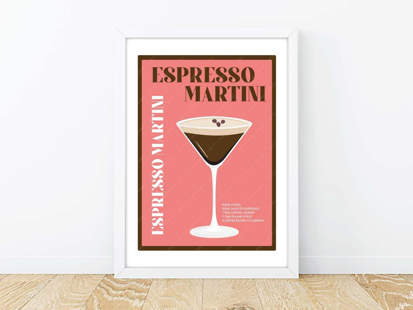 Martini Poster Set Martini Prints Cocktail Print Set | Etsy