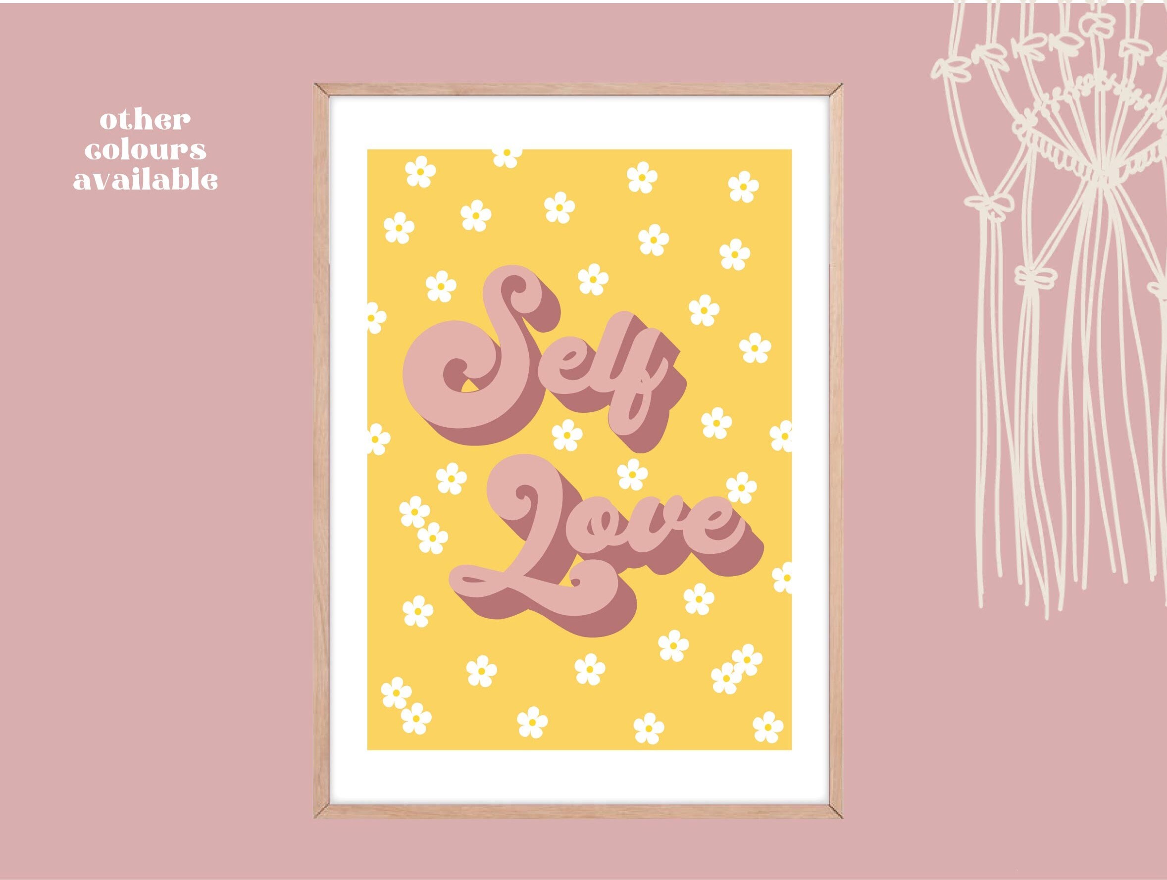 Self Love Print Self Love Poster Positivity Prints Female | Etsy