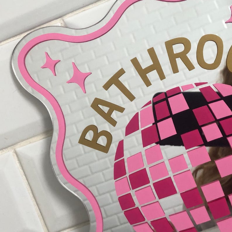 Bathroom Disco Mirror, Disco Ball Mirrors, Glitter Ball Mirrors, Disco ...