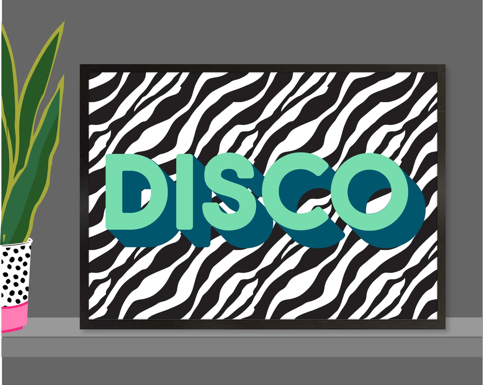Disco Print Disco Wall Art Disco Sign Disco Poster - Etsy UK