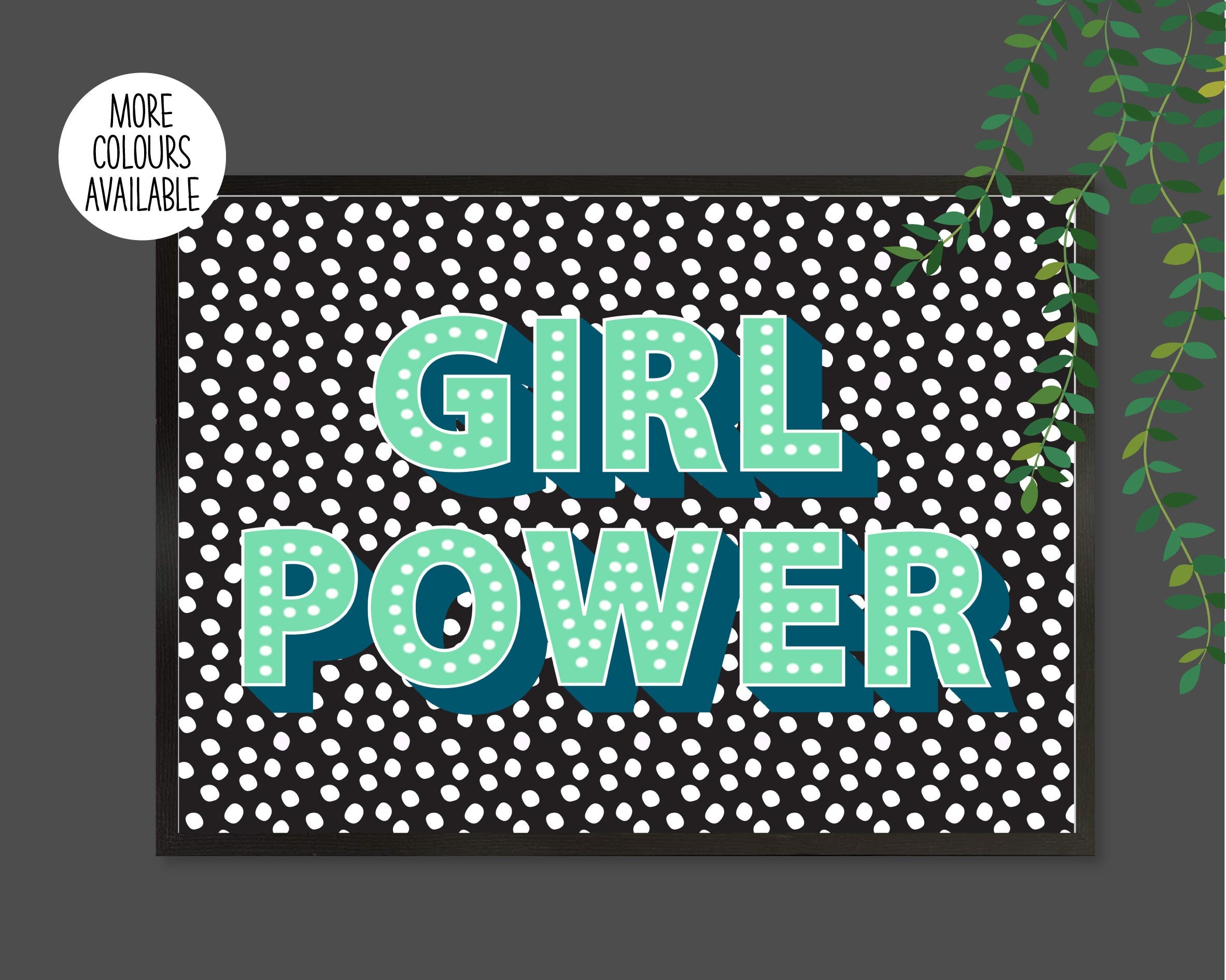 Girl Power Print Girl Power Wall Art Female Empowerment | Etsy UK