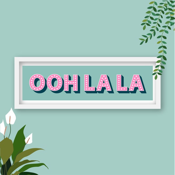 Oh La La Poster - Etsy