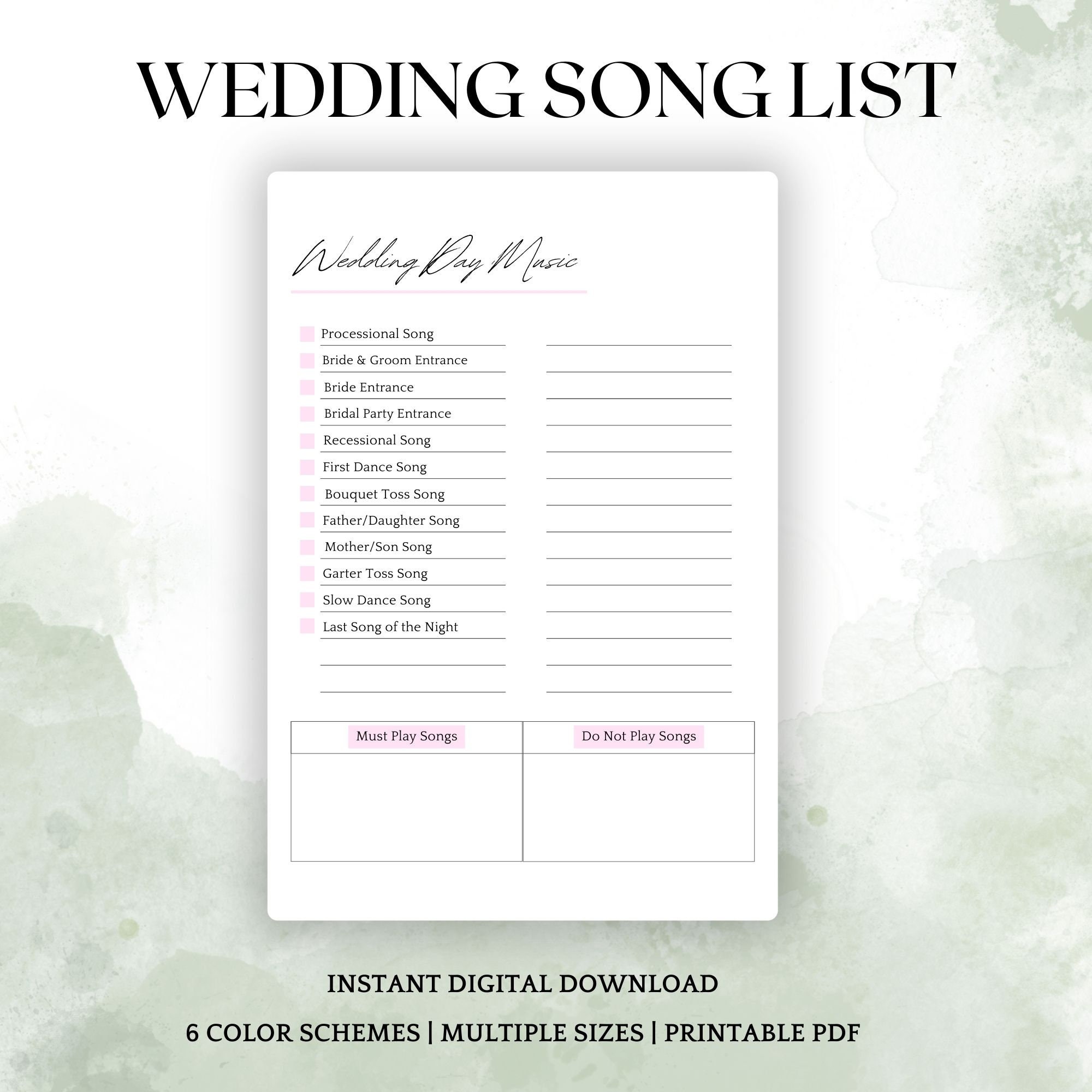 Wedding Ceremony Music List