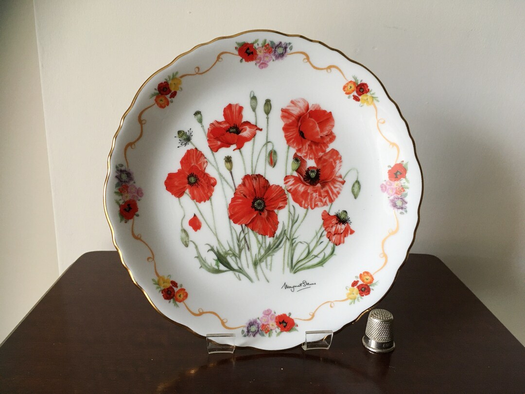 Royal British Legion Display Plate Field Poppy in the Flanders - Etsy