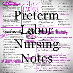 Nursing Notes Obstetrics Maternity Pregnancy Nursing - Etsy