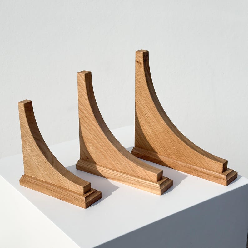 Shelving Bracket Made From Solid Oak - Hidden Fixings - Easy DIY ...