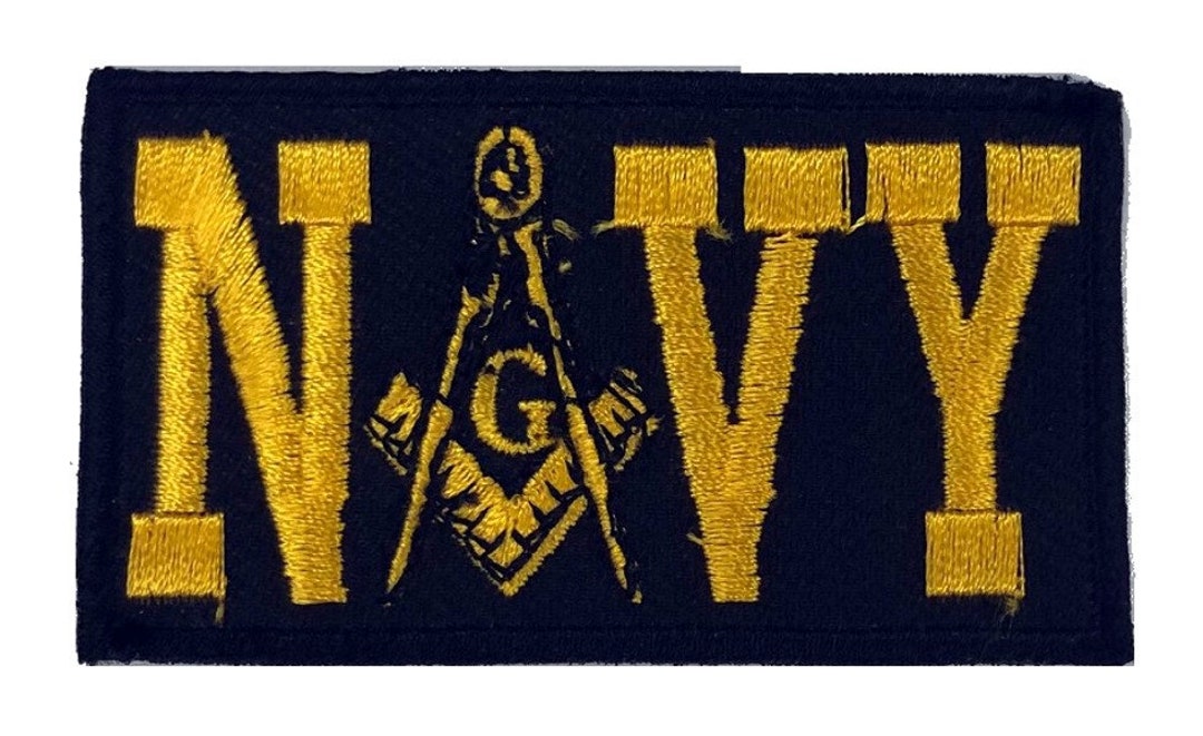 Masonic U.S. Navy Embroidered Patch (3") - Etsy