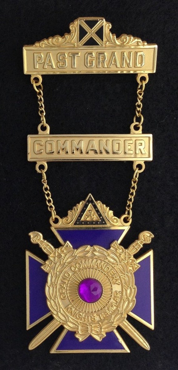 Knights Templar Past Grand Commander Jewel - Etsy