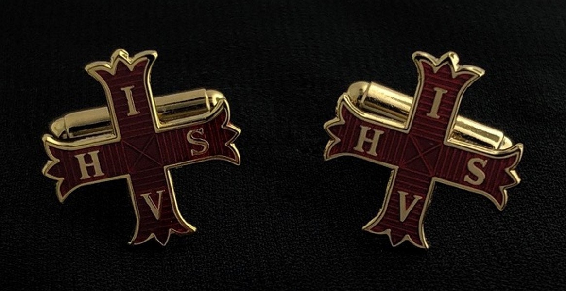 Red Cross of Constantine Cuff Link Set - Etsy