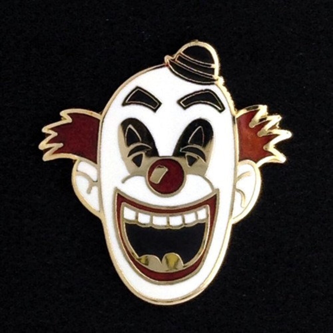 Laughing Clown Lapel Pin | Etsy