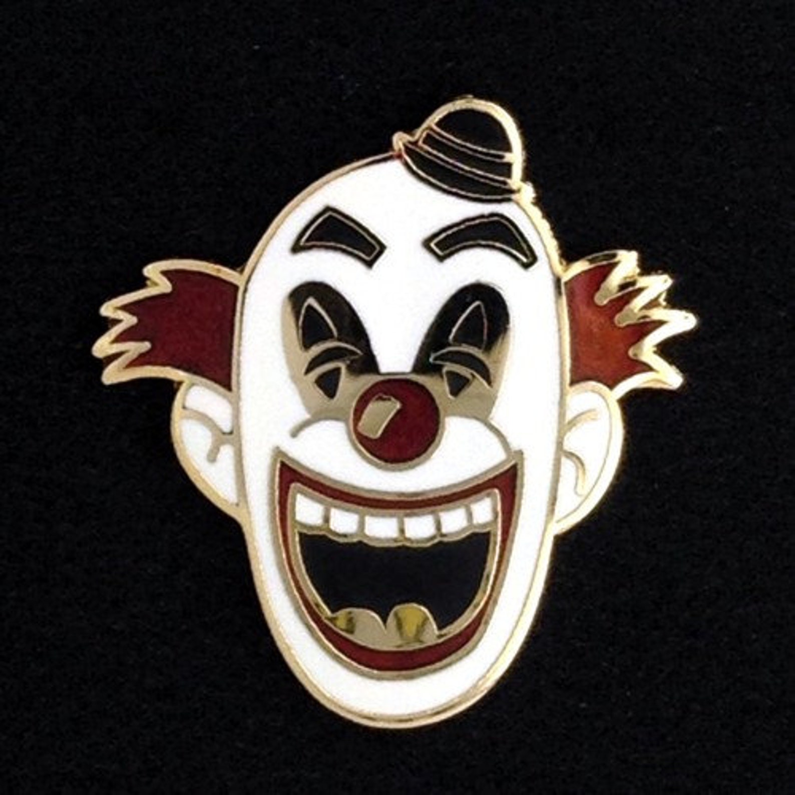 Laughing Clown Lapel Pin | Etsy