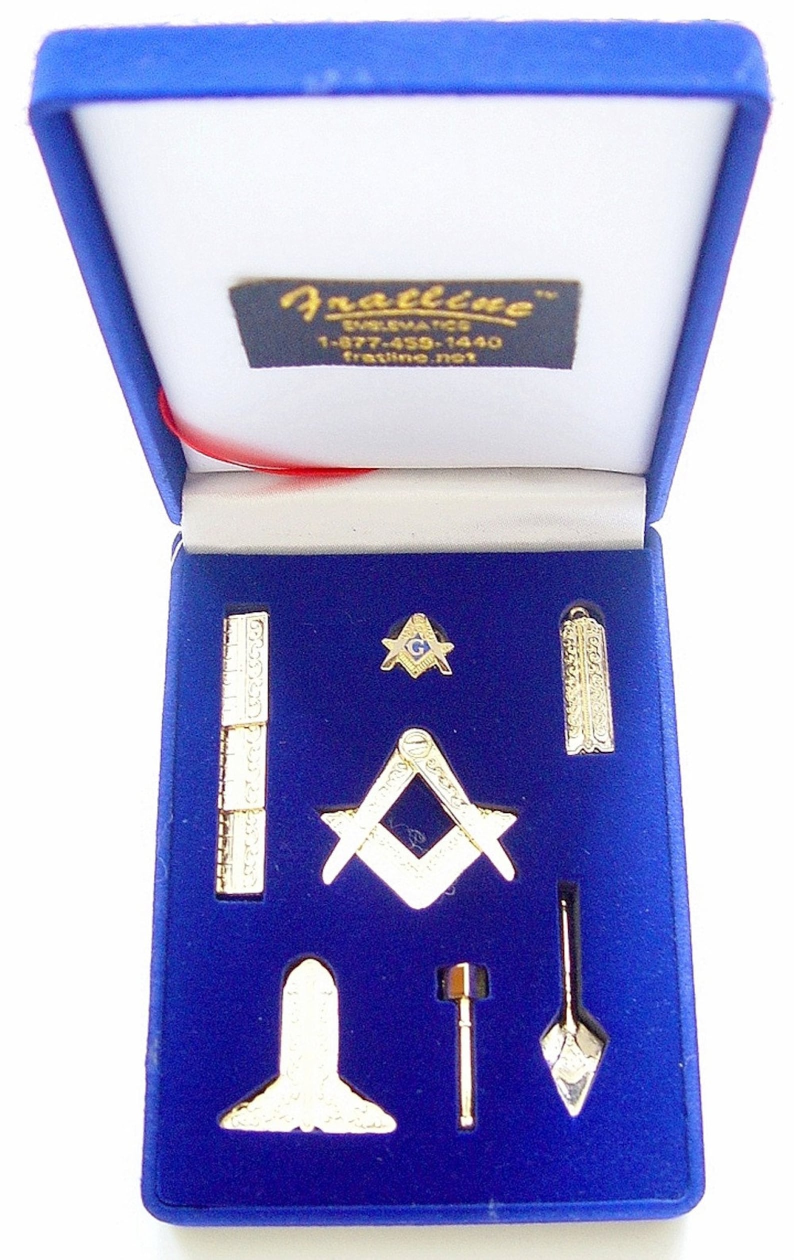 Masonic Mini Working Tool Gift Set With Lapel Pin bright | Etsy