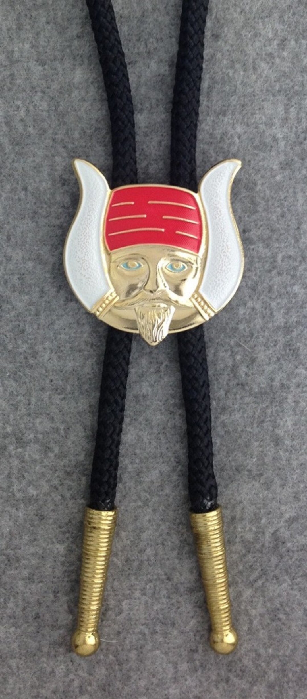 Masonic Grotto Prophet Bolo Tie With Red Enamel - Etsy